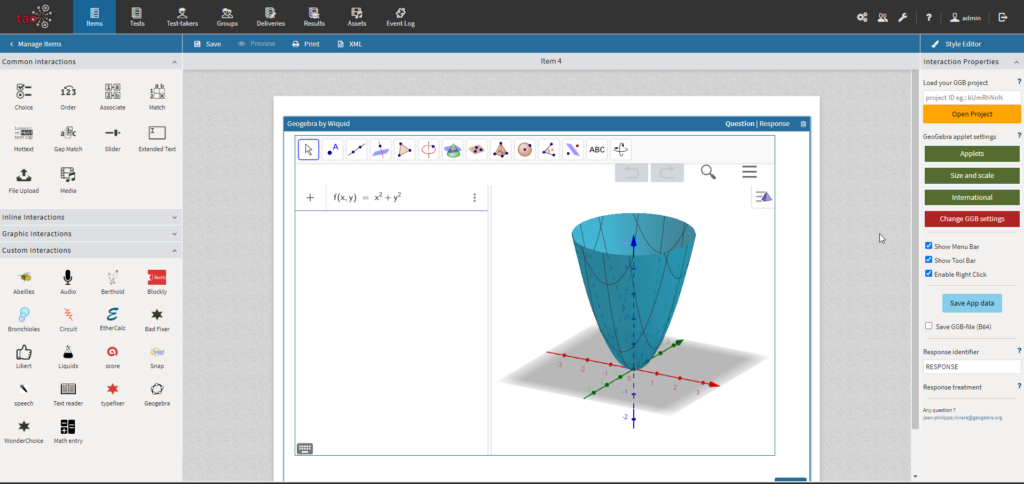 The new version of GeoGebra PCI is now available ! - Wiquid Digital ...