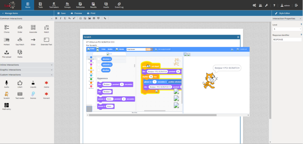Exploring solution for Scratch PCI - Wiquid Digital Tools for Education